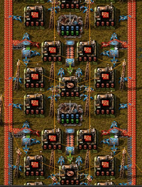 Red Circuit Factory For Se With Beacon Compact Beacon R Factorio