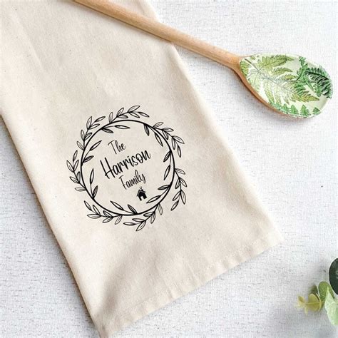 Personalized Tea Towels Etsy