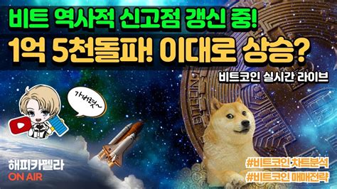 비트코인 실시간 비트 1억5천 돌파 이대로 상승인가 역사적 신고점 갱신 1216 점심💎비트코인 비트코인실시간 이더리움 리플 Cryptocurrency 차트