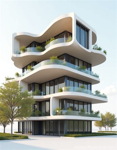 Facade Cladding With Substructure Stable Diffusion Online