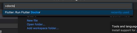 Not Show Flutter Run Flutter Doctor In VS Code Issue Flutter Flutter GitHub