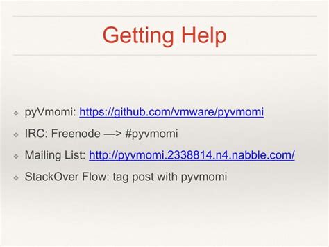 Introduction To Vsphere Apis Using Pyvmomi Ppt
