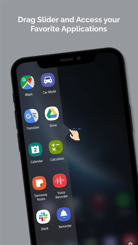 side bar edge screen swipe edge to navigation para android download