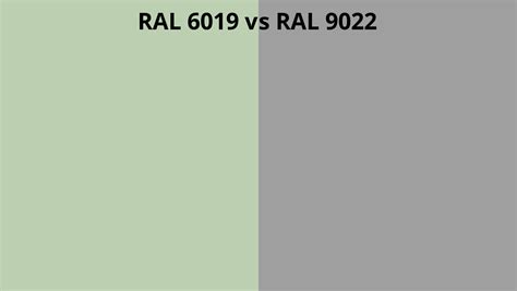 Ral 6019 Vs 9022 Ral Colour Chart Uk