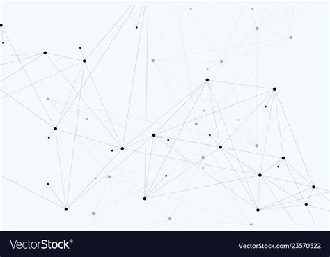 Abstract Plexus Background With Connected Lines Vector Image
