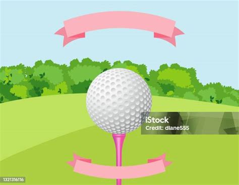 텍스트에 대한 공과 배너와 골프 토너먼트 초대 템플릿 Golf Tournament에 대한 스톡 벡터 아트 및 기타 이미지