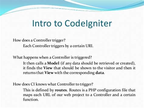 Codeigniter 101 Tutorial