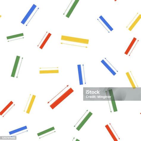 흰색 배경에 측정 높이와 길이 아이콘 격리 된 매끄러운 패턴을 색칠합니다 눈금자 직선 축척 기호 벡터 0명에 대한 스톡 벡터 아트 및 기타 이미지 Istock