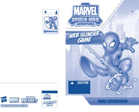 Manual Hasbro Spider Man Web Slinger Game