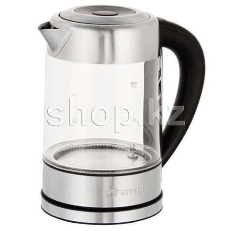 ᐈ Чайник Kitfort KT-624, Black-Steel – купить в интернет-магазине Белый ...