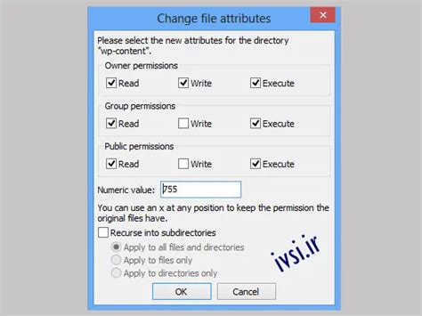 Chmod در مجوز فایل چیست؟ آی‌وی‌اس‌آی