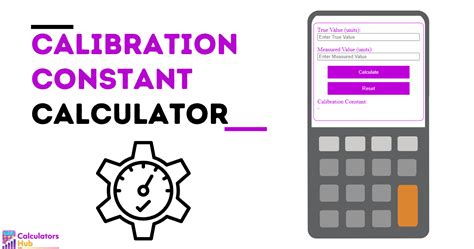Calibration Constant Calculator