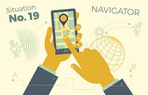 Hand Holding Smartphone With City Map GPS Navigator On Smartphone Screen The Concept Of Mobile