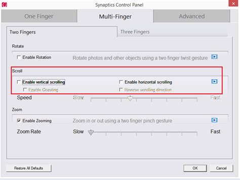 Synaptics Touchpad Windows 11