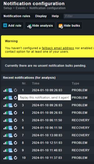 Erro Sending Notifications Troubleshooting Checkmk Community