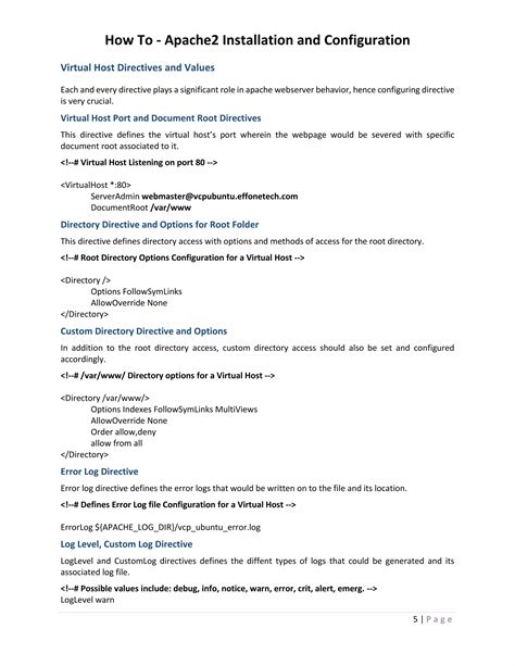 How To Installation And Configure Apache2 Pdf