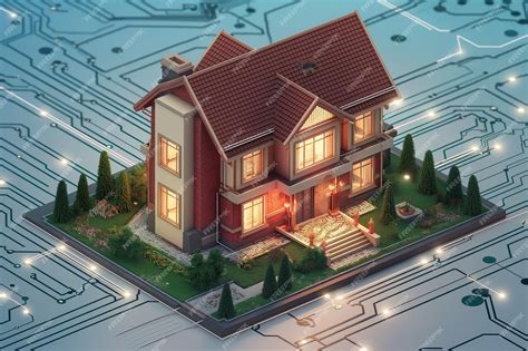 Digital Innovation In Architectural Home Design Premium Ai Generated