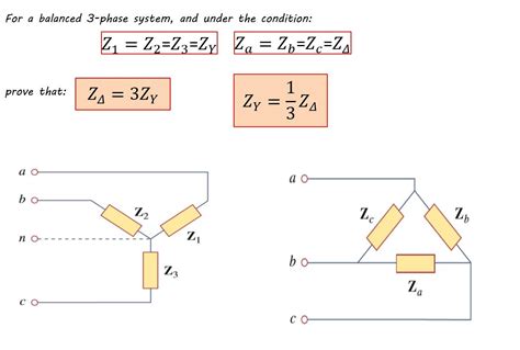 Solved For A Balanced 3 Phase System And Under The