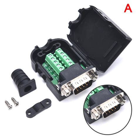 Dongliong Db9 Connector Rs232 Male Female 9 Pin Rs485 Breakout Terminals Com Connectors Lazada Ph