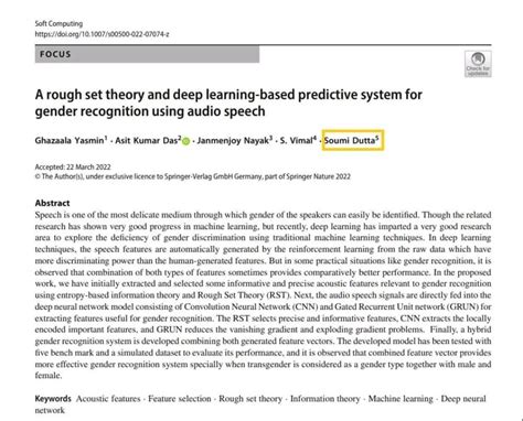 Dr Soumi Dutta On Linkedin Anotherscopus Manuscriptpublished
