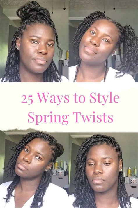 25 Easy Ways To Style Spring Mini Twists Mini Twists Twist Spring Fashion