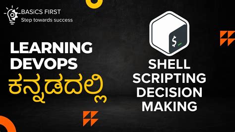 Shell Scripting Decision Making Learn Devops In Kannada Devops Kannada Shellscripting Youtube
