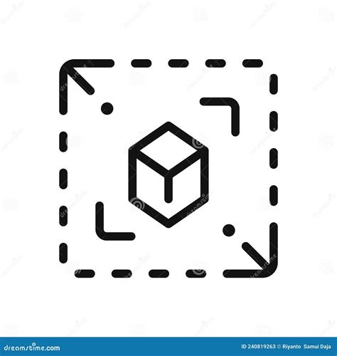 3d Scale Modification Vector Illustration 268136996