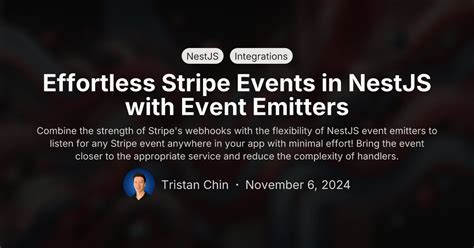 Effortless Stripe Events In Nestjs With Event Emitters