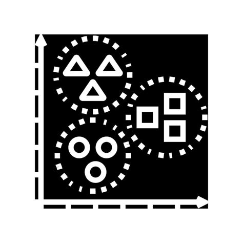 Unsupervised Learning Machine Glyph Icon Illustration 57813487 Vector