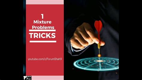 A Trick To Solve Mixture Problemsmaths Youtube