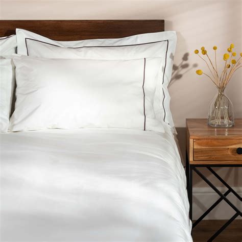 Colour Cording 200tc Egyptian Cotton Double Bedding Soakandsleep