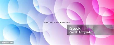 3d 파란색 분홍색 기하학적 추상 배경은 원 모양 효과가 있는 밝은 공간의 레이어 겹침 미니멀리스트 그래픽 디자인 요소 배너 전단지 카드 표지 또는 브로셔에 대한 다채로운