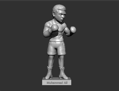 Stl File Muhammad Ali 💪 ・3d Print Model To Download・cults