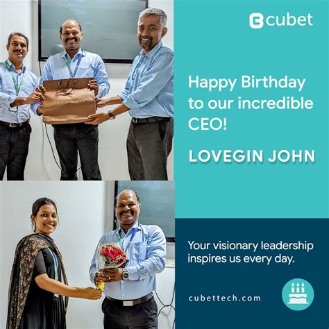 Cubet On Linkedin Happybirthday Ceo Birthdaywishes Birthdaycelebration Office