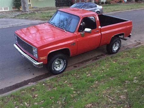 1982 Chevy Pickup Truck C 10 Silverado Classic Chevrolet C 10 1982