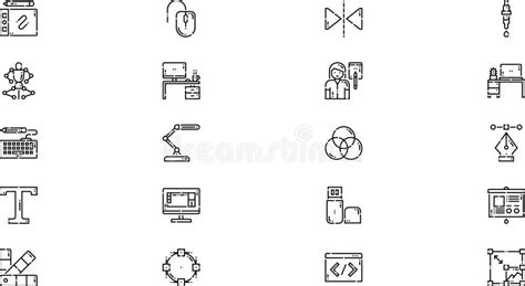 Graphic Designer Icons High Quality Vector Icons Collection With Editable Stroke Ideal For