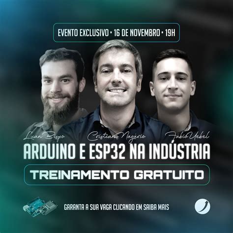 arduino esp32 industria treinamento gratuito crescer indústria