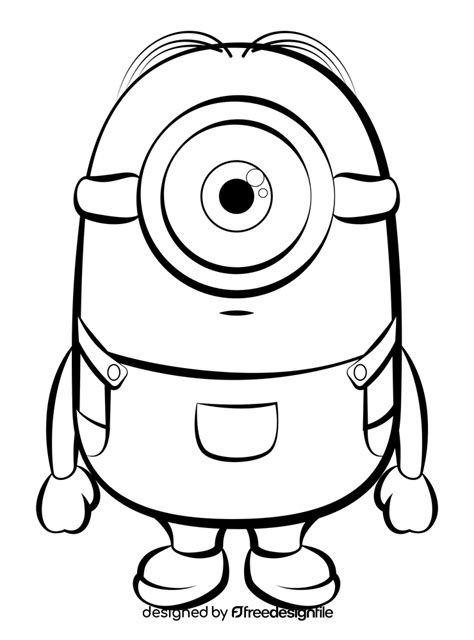Free Clip Black And White Minions Download Free Clip Black And White