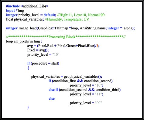A Pseudo Code Exemplifying The Compiler Operation Download Scientific Diagram