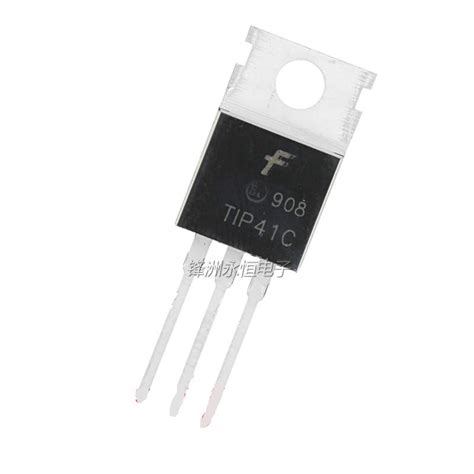 ชปทรานซสเตอร TIP41C TO 220 NPN ชปหนา ขนาดใหญ Shopee Thailand