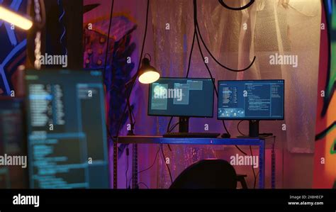 Software Interface On Computer Screen Showing Programming Code Used For