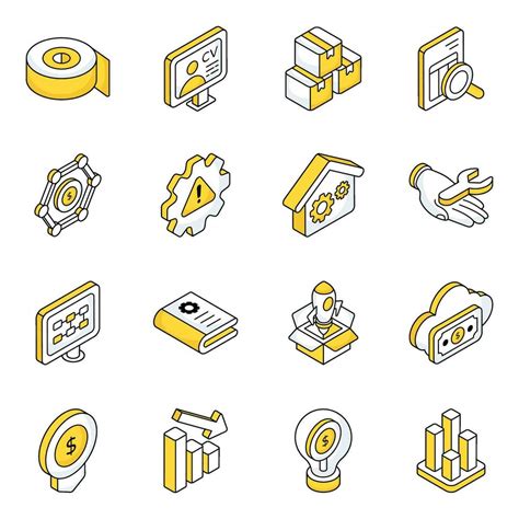 Pack Of Data And Analytics Flat Icons Vector Art At Vecteezy