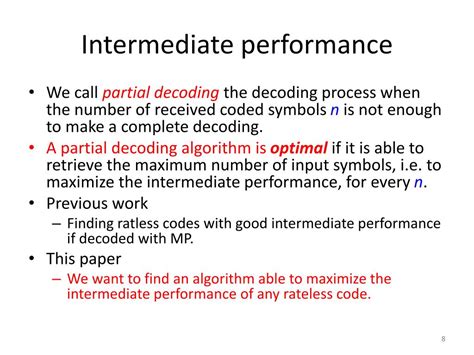 Ppt An Optimal Partial Decoding Algorithm For Rateless Codes Powerpoint Presentation Id3174388