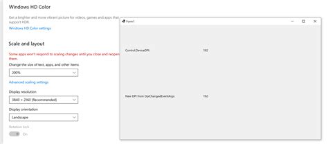 Control DeviceDPI Always Returns 96 In Net 5 Preview 8 Issue 3832