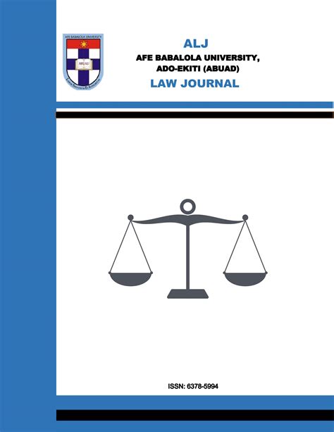 Vol 12 No 1 2024 Abuad Law Journal