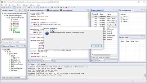 Hooking Android Crypto Functions Using The Jeb Debuggers Api Youtube