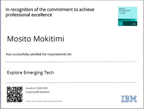 mosito mokitimi on linkedin ibm emergingtech futureofwork techskills careerjourney
