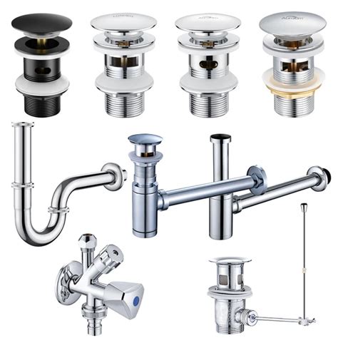 Sifon Siphon Pop Up Ablaufventil Waschbecken Abfluss Ablaufgarnitur Mit