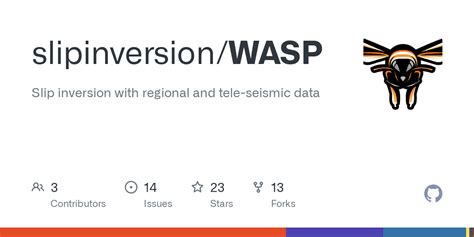 Github Slipinversionwasp Slip Inversion With Regional And Tele