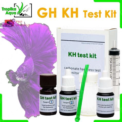 GH KH Test Kit General Hardness Carbonate Hardness Aquarium Water Test Kit Shopee Malaysia